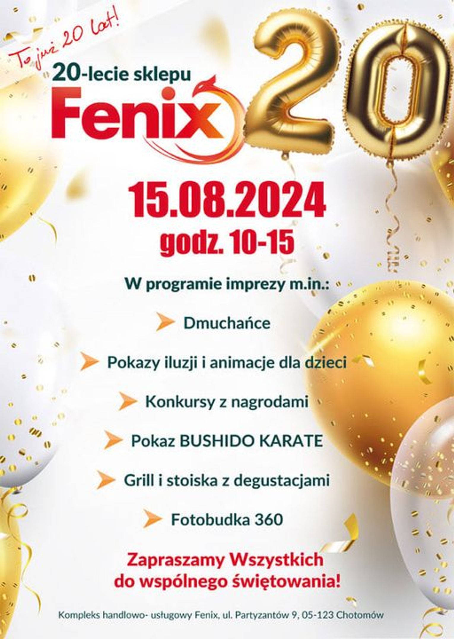 Fenix obchodzi 20-lecie istnienia